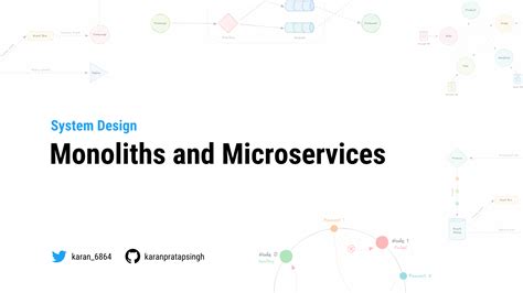 Monoliths And Microservices System Design