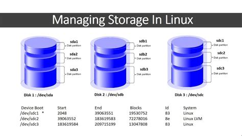 Managing Storage In Linux With Fdisk Lsblk Blkid Du And Df Command YouTube