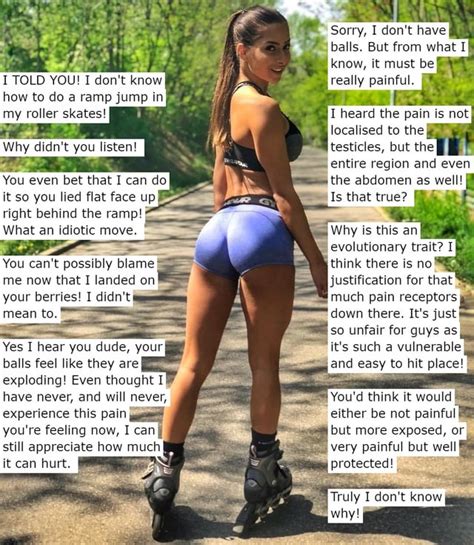 Roller skating : r/BallbustingPussyEnvy