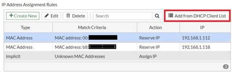 Technical Tip How To Set Dhcp Ip Reservation On F Fortinet Community