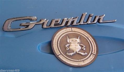 Purchase AMC GREMLIN SCRIPT EMBLEMS INTERIOR MEDALLION BADGE S AMERICAN MOTORS VTG In