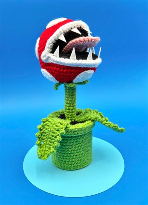 Piranha Plant Crochet Pattern Etsy