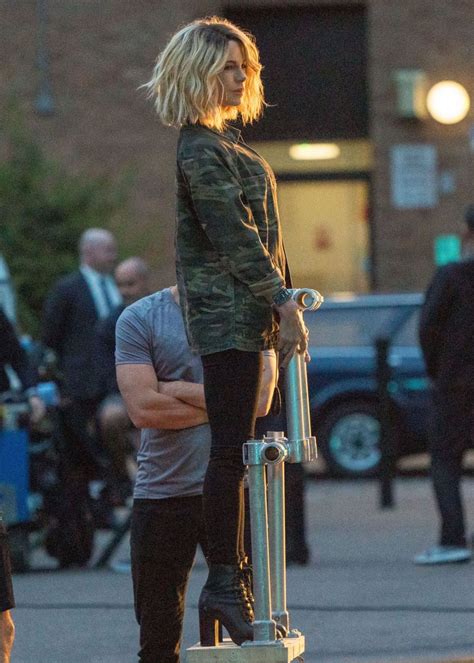 KATE BECKINSALE On The Set Of Jolt In London 08 09 2019 HawtCelebs