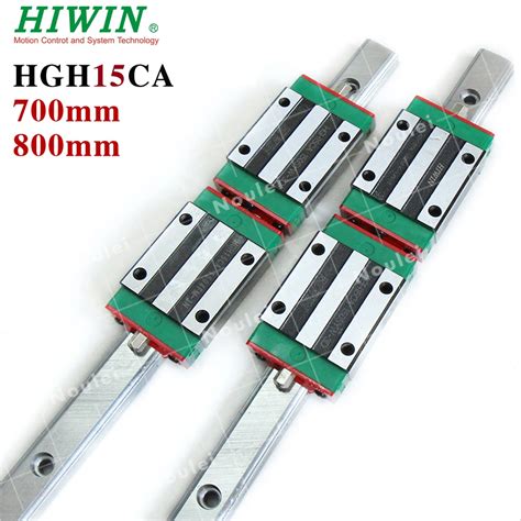 Hiwin Hgh15ca Guide Linear Guide Block With Hgr15 Rails 700mm 750mm