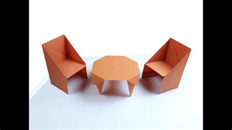 How To Make A Paper Table YouTube