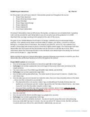 CIS Project Instructions Pdf CIS Project Instructions By Elva Lin For This Project You