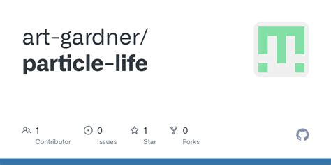 github art gardner particle life