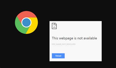 This Webpage Is Not Available Chrome
