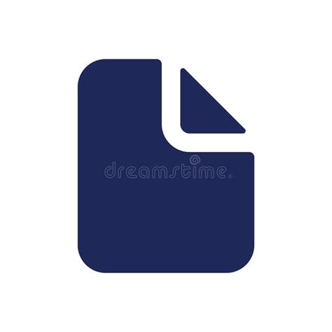 File Black Glyph Ui Icon Stock Vector Illustration Of File 256666312