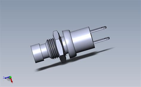 瞬时按钮开关 Solidworks 2019 模型图纸下载 懒石网