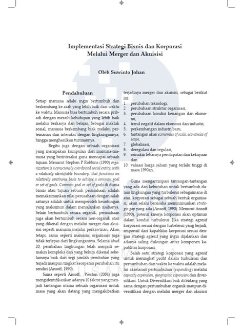 Implementasi Strategi Bisnis Dan Korporasi Melalui Pdf