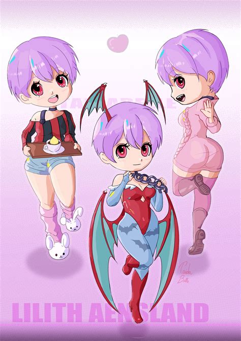 Lilith Aensland Manga Outfit By Me