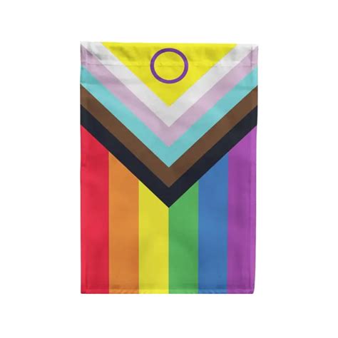 Intersex Progress Pride Garden Flag Urban General Store