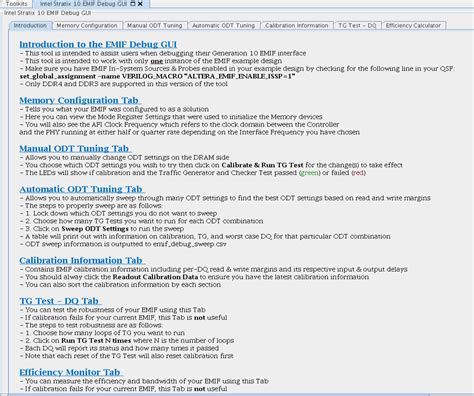 Stratix 10 Emif Debug Gui Intel Community
