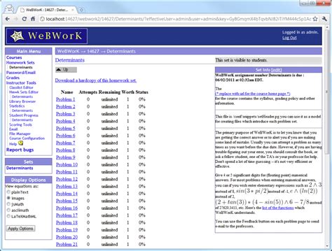 Installing Your Own Personal Webwork Server Part Iv Daniels