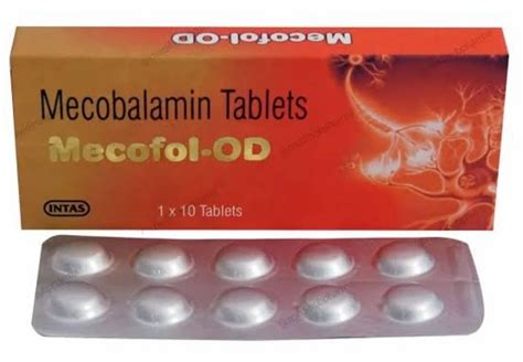 Mecofol Od Mecobalamin Tablets At ₹ 170strip Methylcobalamin Tablets