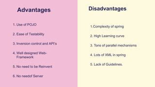 Spring Framework Tutorial PPT