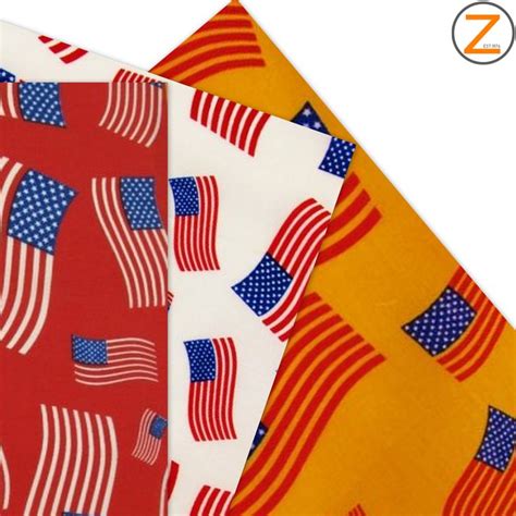 Shop American Flags Poly Cotton Printed Fabric From Big Z Fabric