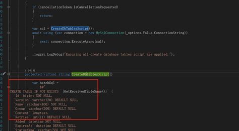 How To Not Create Table Automatically Issue Dotnetcore CAP GitHub