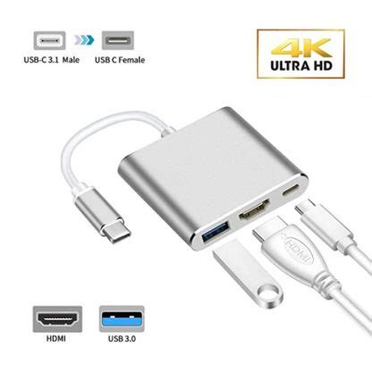 Usb C To Hdmi Adapter K In Hub Skulltech