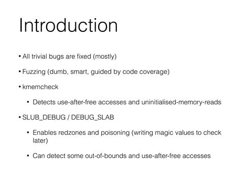exploitation of counter overflows in the linux kernel ppt