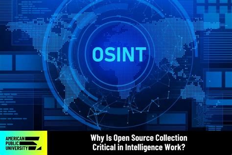 Why Is Open Source Collection Critical In Intelligence Work American