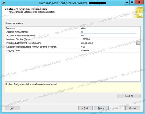 Sql Server Database Mail Konfigürasyonu