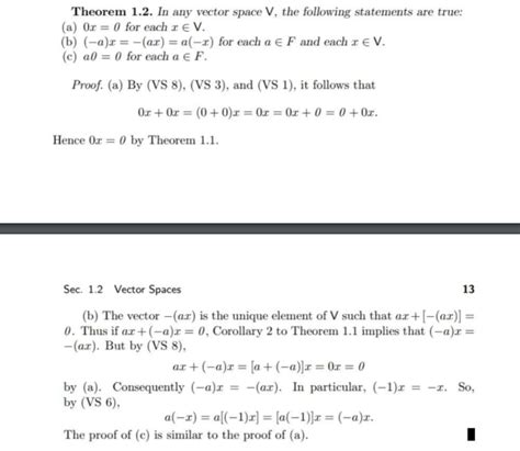 Solved Theorem 11 Cancellation Law For Vector Addition Solved Theorem 11 Cancellation Law For Vector Addition