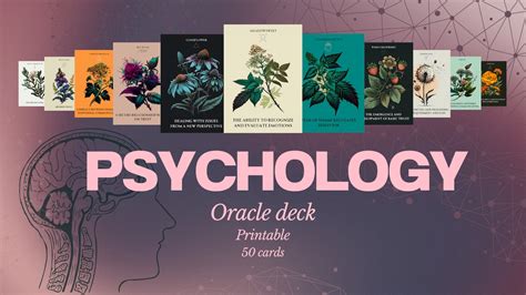 Printable Psychology Oracle Printable Oracle Cards Pdf Oracle Cards Oracle Deck Oracle Cards