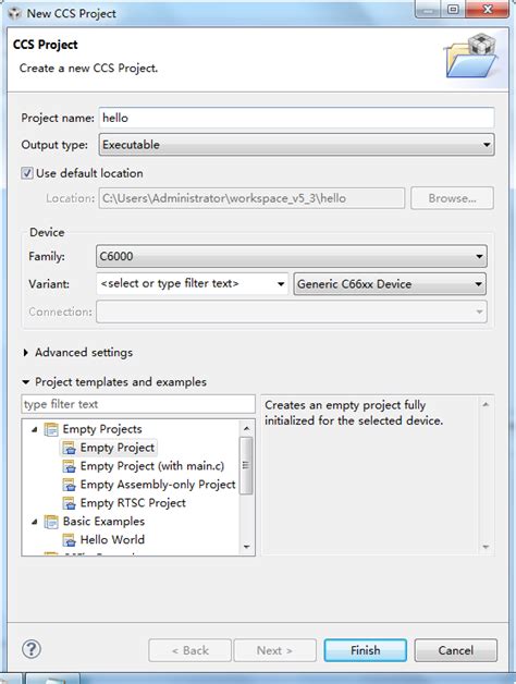 Ccs V5 使用教程二：创建工程和配置软件仿真 刘 皇叔 博客园