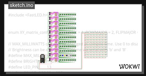Keyboard 8x8 Copy Wokwi ESP32 STM32 Arduino Simulator