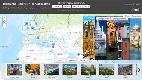Customizing The Map Tour Story Map Header And Color Scheme