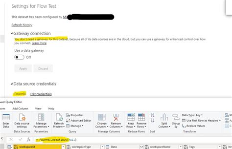 solved refresh dataset source dataflow microsoft fabric community