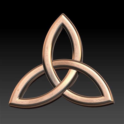 켈트 매듭 트리퀘트라 3d 모델 Turbosquid 2181449