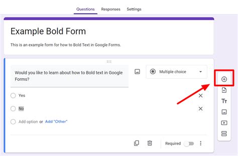 How To Bold Text In Google Forms Easily