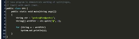 Java Stringtokenizer And String Split Example Split By