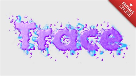Trace Text Effect Generator