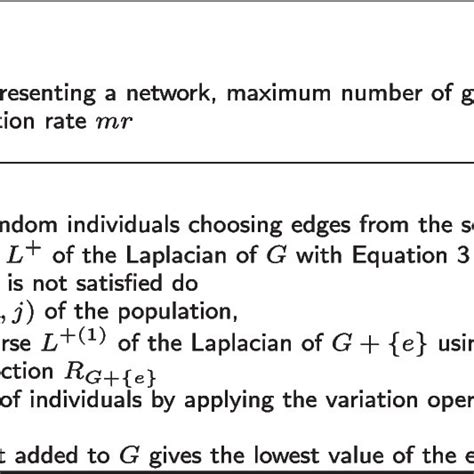 The Pseudo Code Of The Robga Ldocumentclass 12pt Minimal