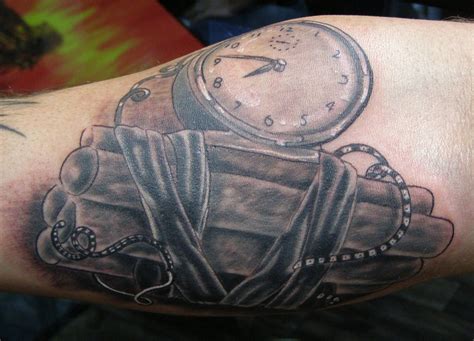 Time Bomb Tattoo 3 Hours On Forearm Tattoo Sleeve Men Tattoos For