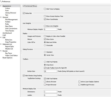 Minimum Display Size Dimensions Too Big When Scrolled Out General Q A ChiefTalk Forum