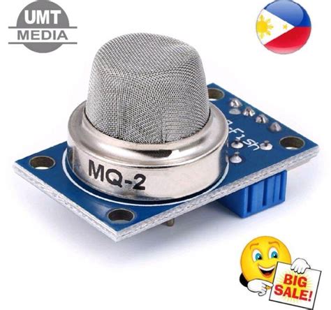 Mq 2 Gas Sensor Smoke Module Hydrogen Butane Lpg Arduino Pi Lazada Ph