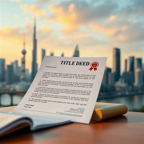 Dld Title Deed Verification In Dubai A Complete Guide