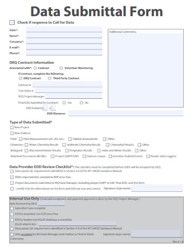 FREE 33 Submittal Form Samples In Google Docs MS Word Apple Pages PDF