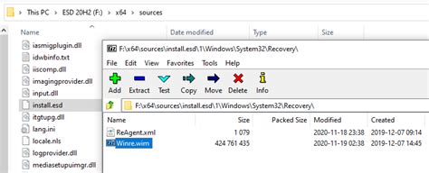 Recreate Winre Files On A New Recovery Partition Solved Windows 10