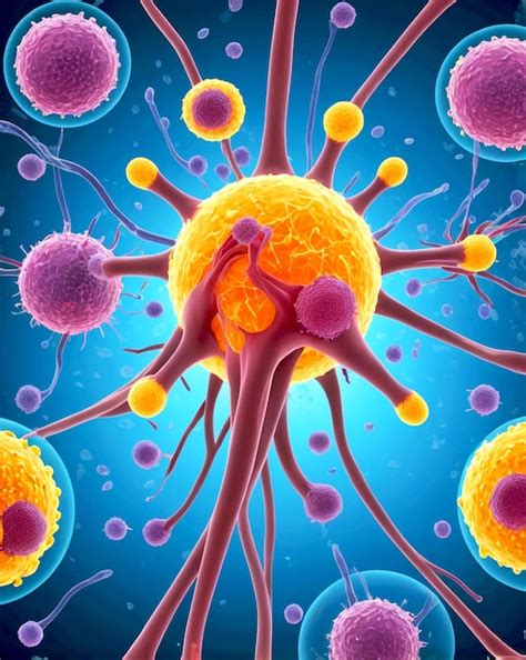 The Immune System Attacking Healthy Cells Premium Ai Generated Image