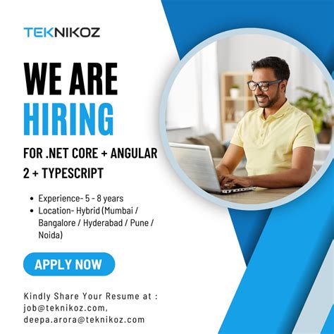 Teknikoz On Linkedin Teknikoz Angulardeveloper Dotnetjobs