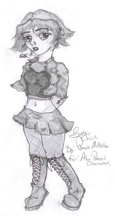 Goth Chara By Liliumtigris On Deviantart