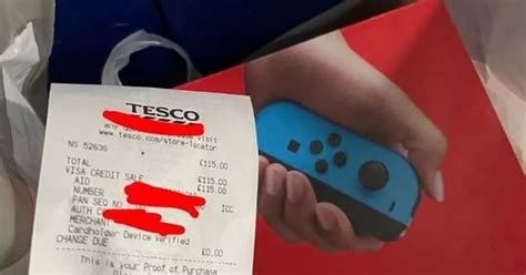 Tesco £115 Nintendo Switch Deal Deemed Major Bargain As Shoppers Rush