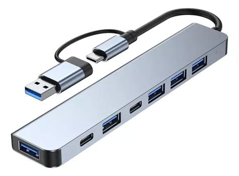 Hub Usb Tipo C De Viagem Com 1 Porta Usb 3 0 Plug And Play Frete grátis