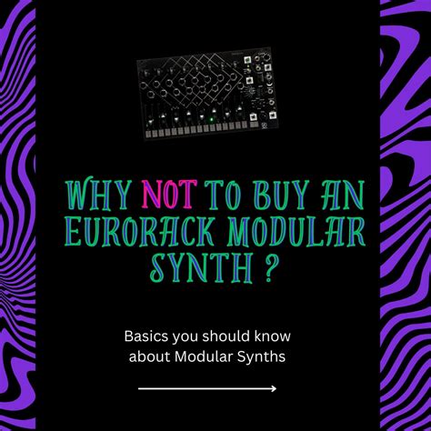 Why Not To Buy An Eurorack Modular Synth Cubusynth